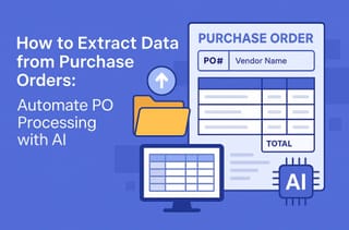 How to Extract Data from Purchase Orders: Automate PO Processing with AI