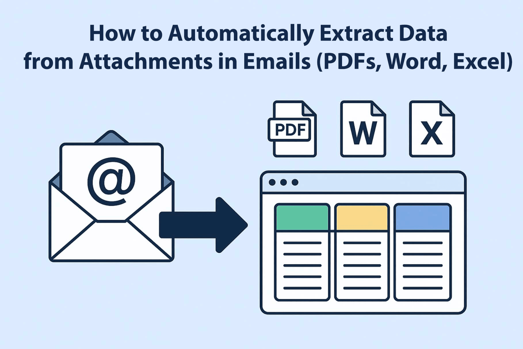 How to Automatically Extract Data from Attachments in Emails (PDFs ...